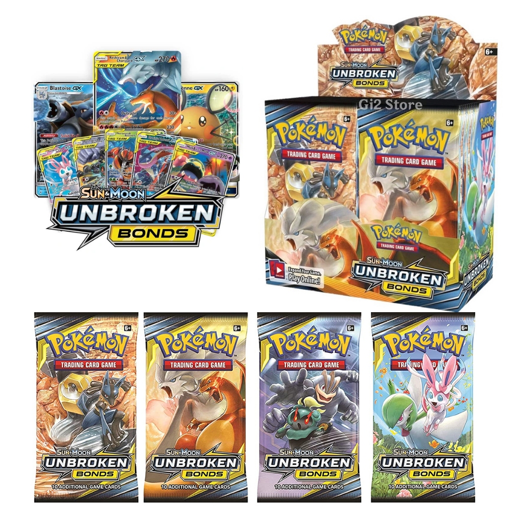 20/50/100 Super Beautiful Premium Unbroken Bond Pokemon Cards Many ...