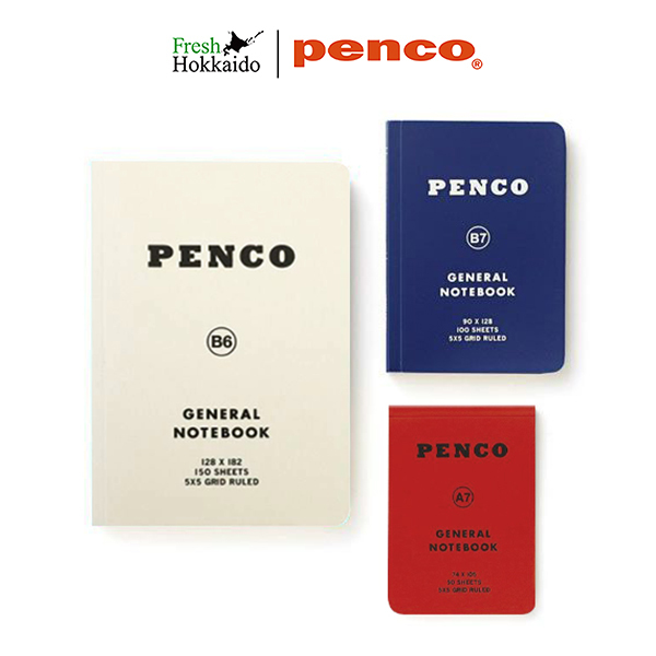 [penco] Notebook B6/B7/A7 56/104/152 lined sheets - Grid Ruler General ...