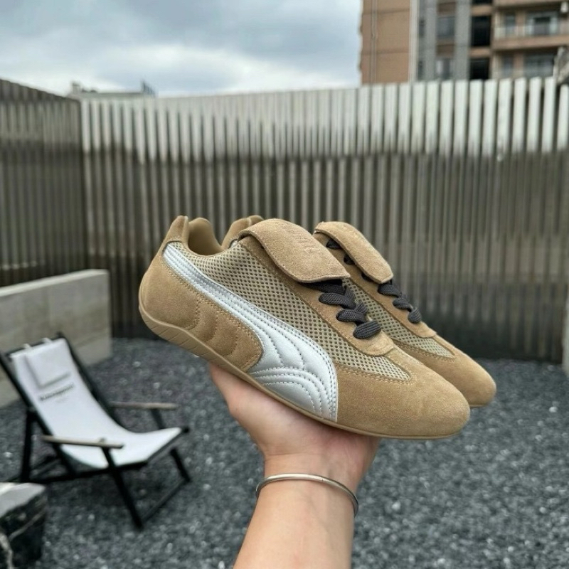 Puma Speedcat OPEN YY Prairie Tan Sneakers In Light Brown With Silver ...