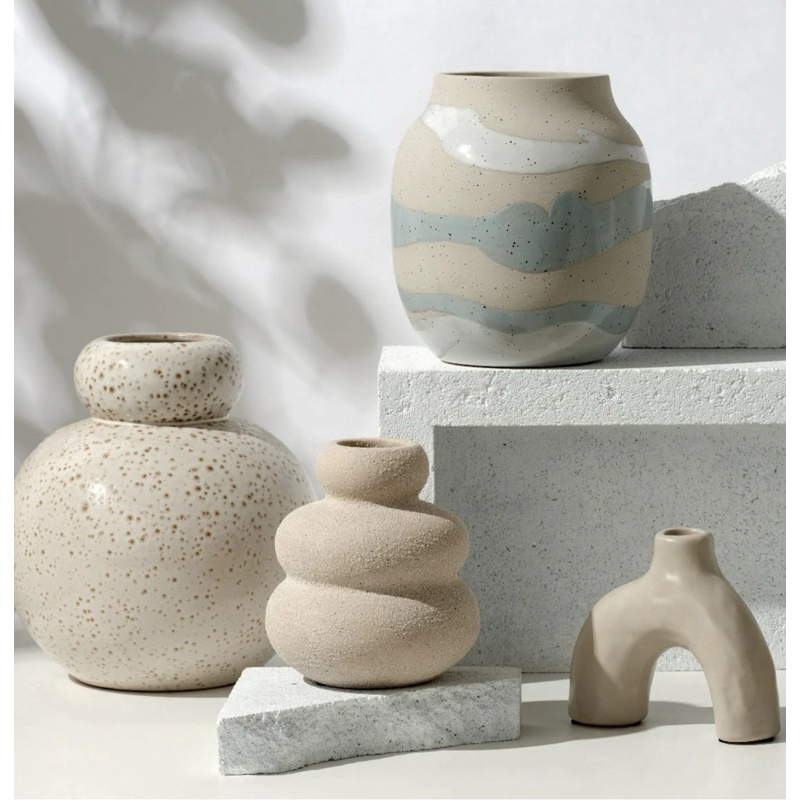 Exported ceramic vase flower vase, beautiful modern design, fresh ...
