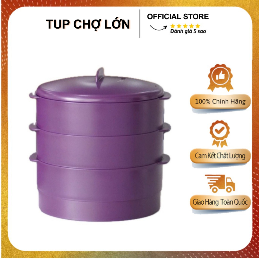Steam It 2-Tier/3-Tier Virgin Plastic Tup Steamer - Genuine Cho Lon Tup ...