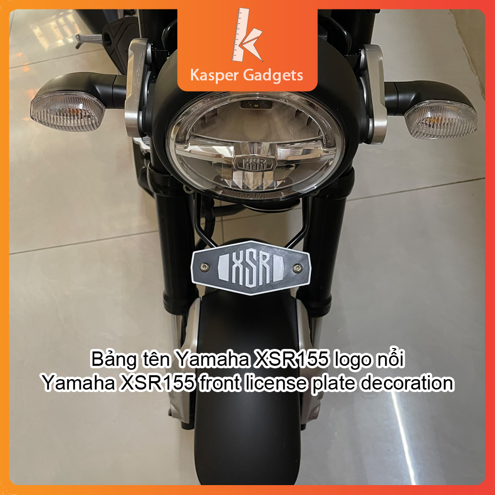 Yamaha XSR155 front license plate decoration | Shopee Philippines