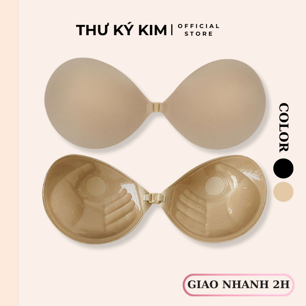 Super sticky round cup hand padded bra - Free transparent shoulder ...