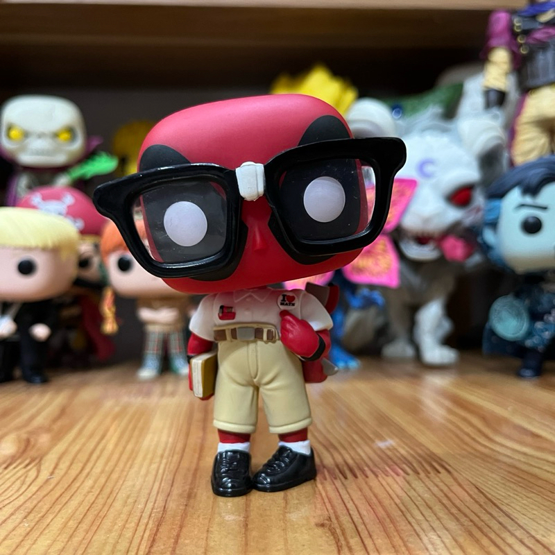 Marvel Nerd Deadpool Exclusive Funko Pop (2nd nobox real) | Shopee ...