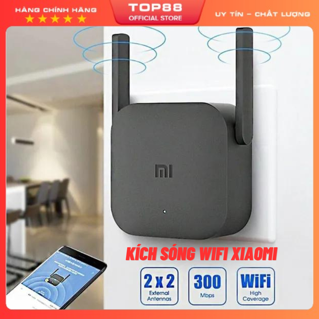 Xiaomi Repeater Pro Wifi Extender with 2 Antennas, wall-penetrating ...