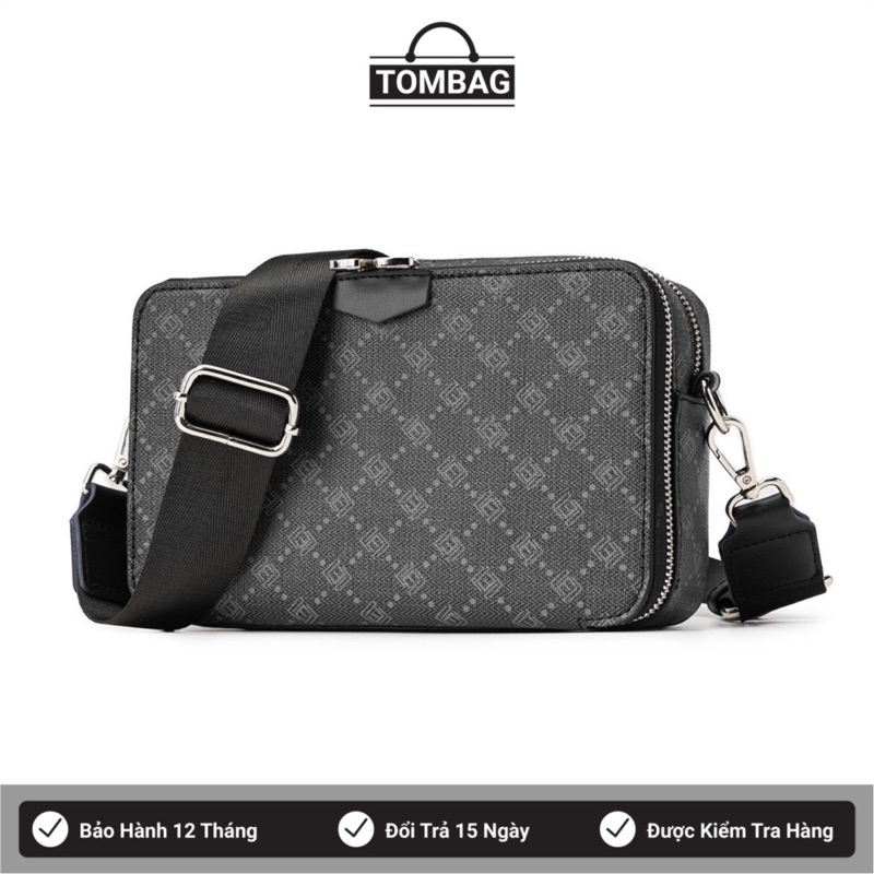 Tombag | High Quality Luxury Double Lock Square Box Crossbody Bag with ...