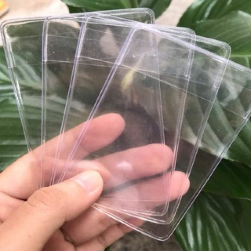 Clear plastic card for ID, cccd, atm with lid | Shopee Philippines