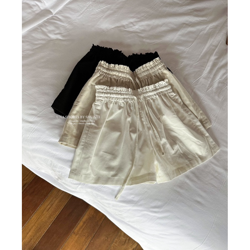 Una Short - Shorts Linen Chun (Official Picture) | Shopee Philippines