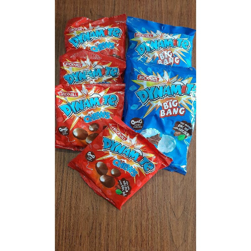 Dynamite MINT FLAVOR CANDY WITH CHOCOLATE FILLING AND 3 CHOCOLATE CANDY ...