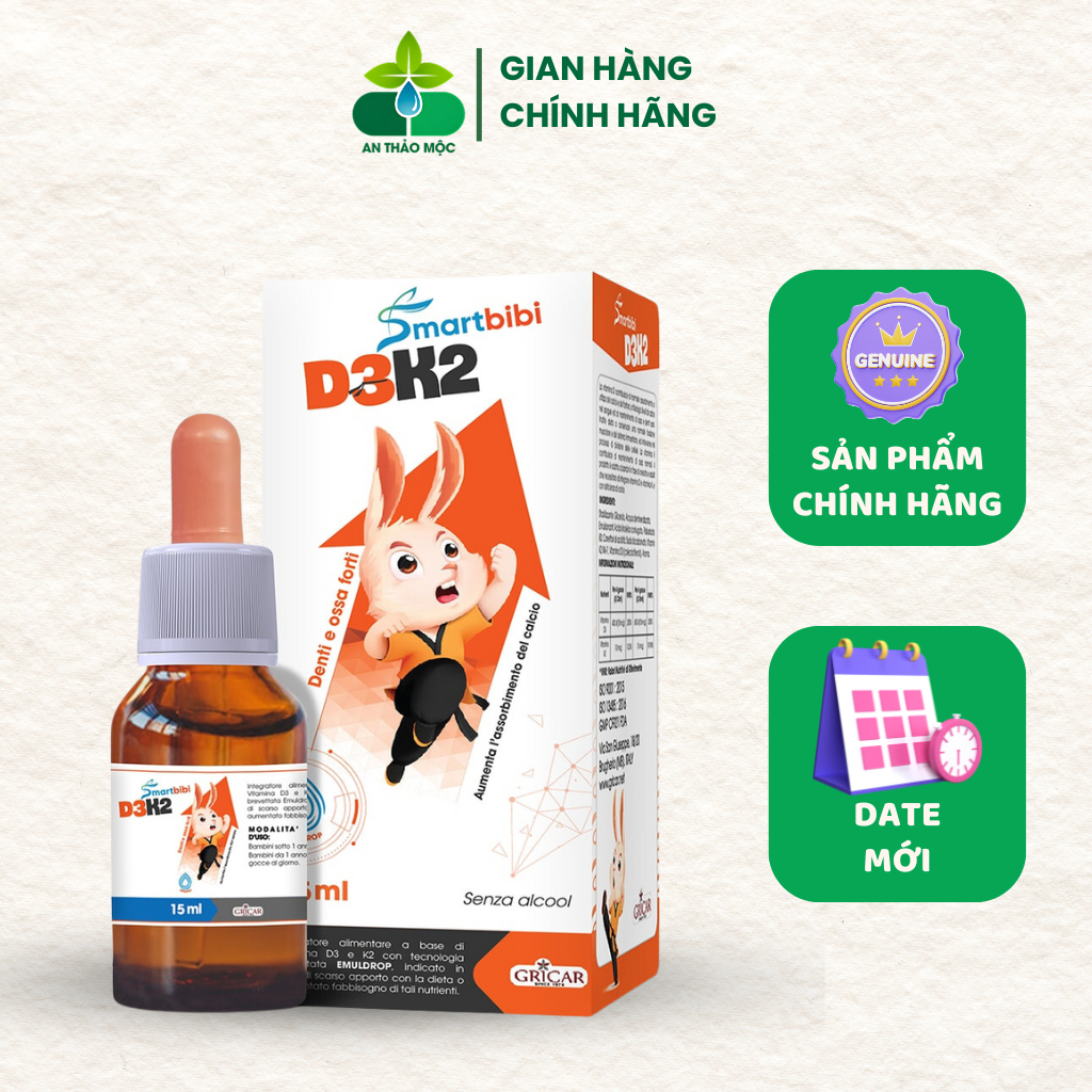 Smartbibi D3K2 syrup supplements vitamins to help children increase ...
