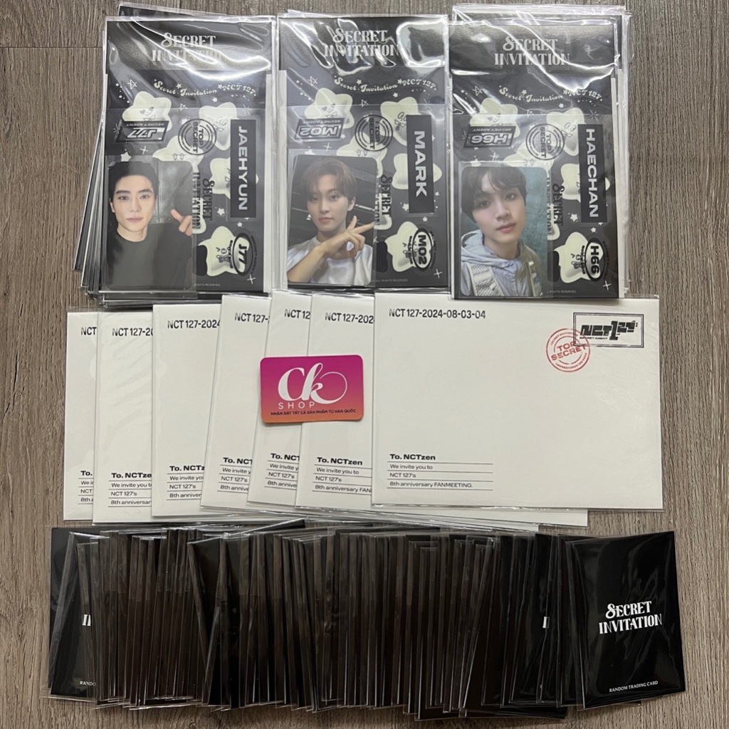 Nct 127 Fan meeting 8ecret Invitation photo set | Shopee Philippines