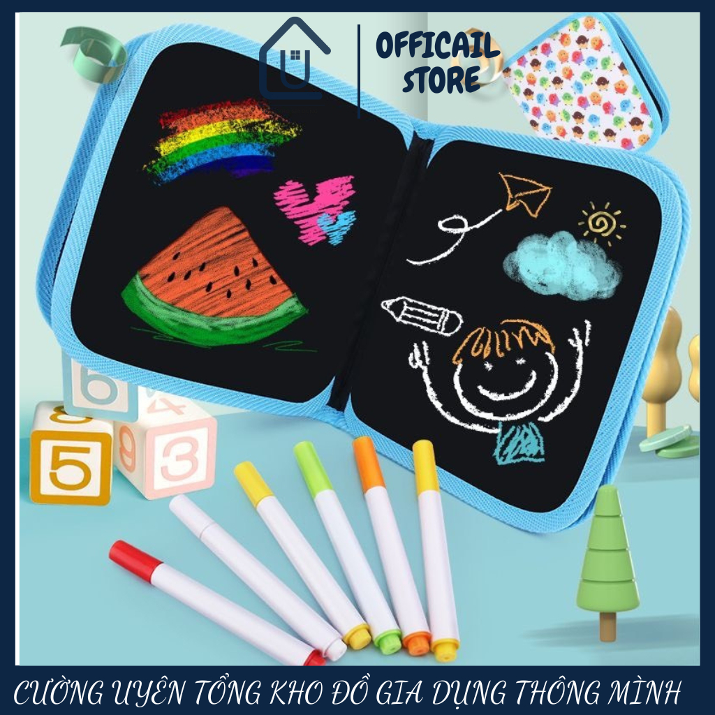 Erasable Book Set with Colored Pens, Erasable Drawing Book with Multi ...