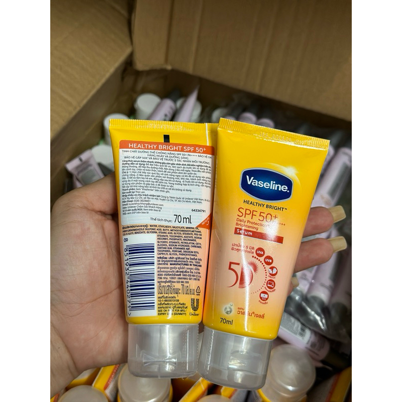 Vaseline SPF 50+ skin brightening body essence 70ml | Shopee Philippines