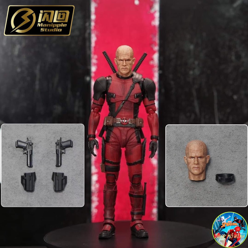 Manipple Studio 1 / 12 Men Soldier Deadpool Burnt Ryan Reynolds ...