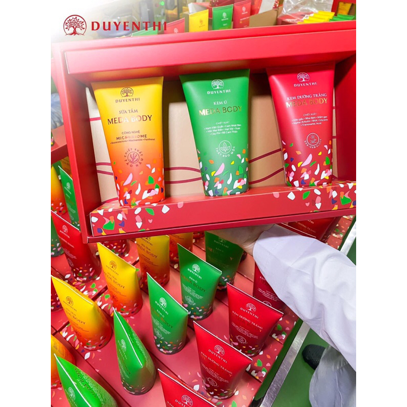 Combo Meda Body Duyen Thi - Shower Gel + Conditioner + Whitening Cream ...