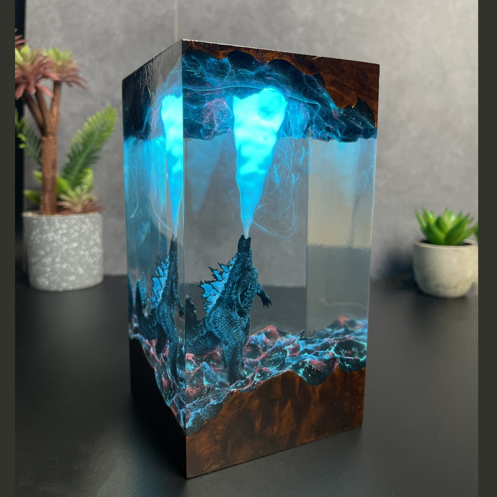 V2 premium epoxy Godzilla lamp (REAL PHOTO) | Shopee Philippines