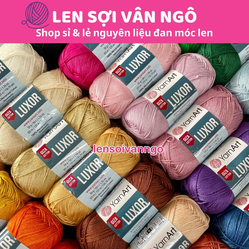 Yarnart Luxor Summer Fiber - Giza Cotton (50gr) | Shopee Philippines