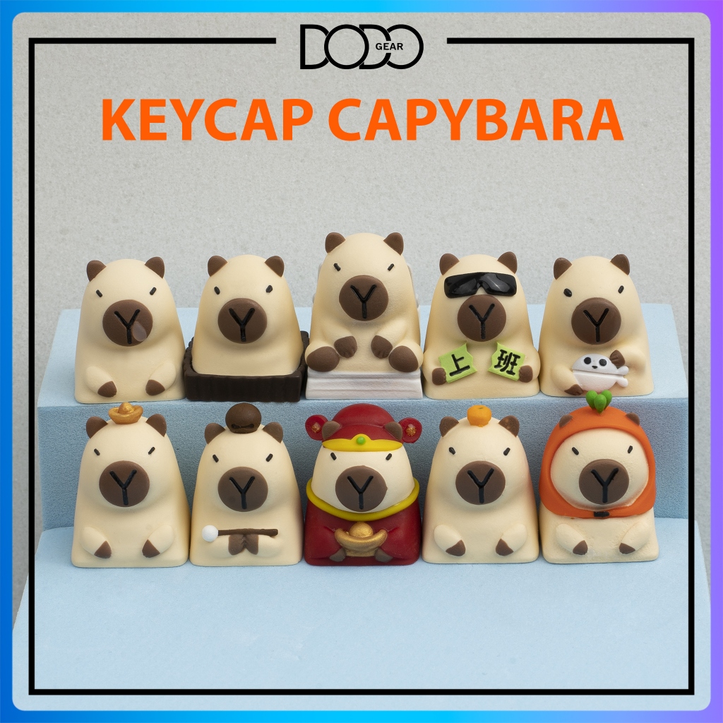 Keycap artisan LOBO capybara capybara artisan keycap capybara DoDo Gear ...