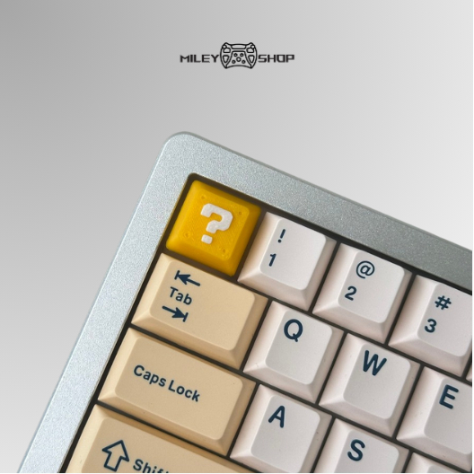 Super Mario Question Mark Keycap, custom 3D printed keyboard button ...