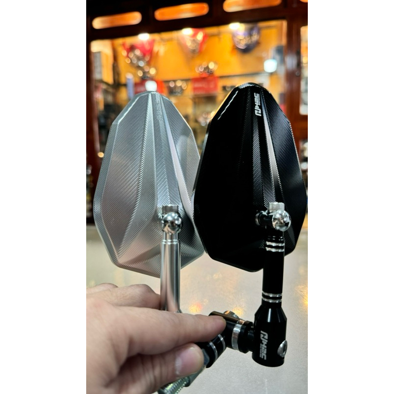 Hview V2X motorbike mirror (360 rotating legs) - H2C V2 CNC aluminum ...