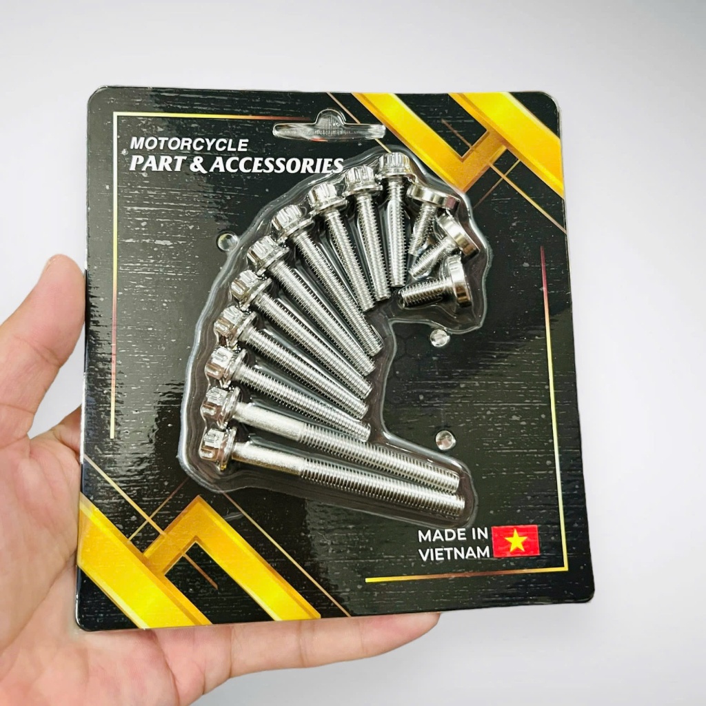 Combo VARIO / AB engine block screws (13 screws) salaya 6mm 304 ...