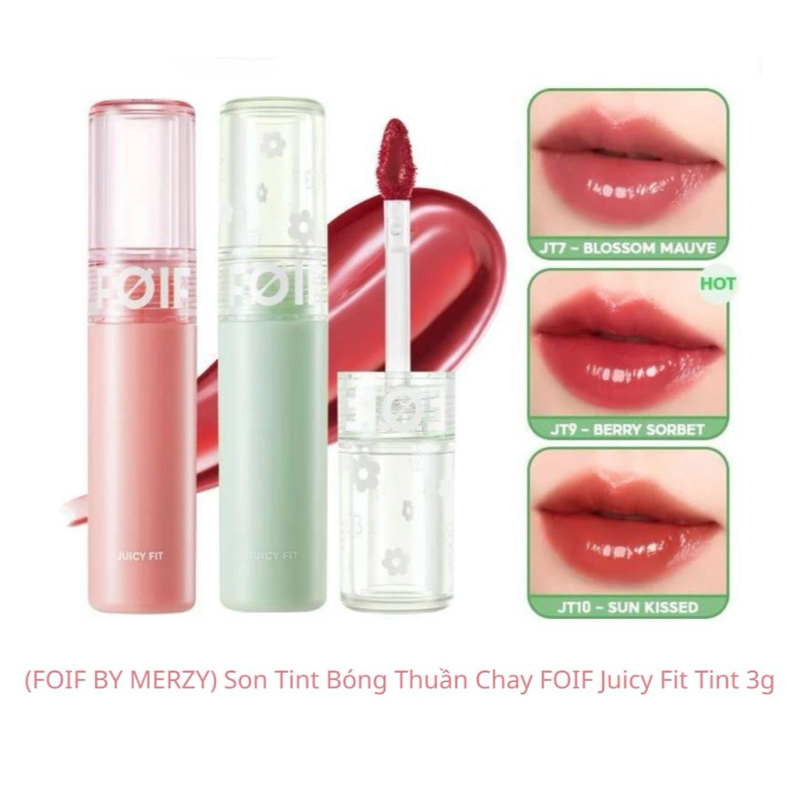 [VER 1-2] LIPSTICK TINT FOIF JUICY FIT TINT VER 1-2 (JT1-JT10) | Shopee ...