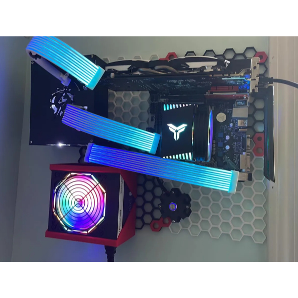 Wall-mounted mainboard and vga frames, wall-mounted computer cases ...