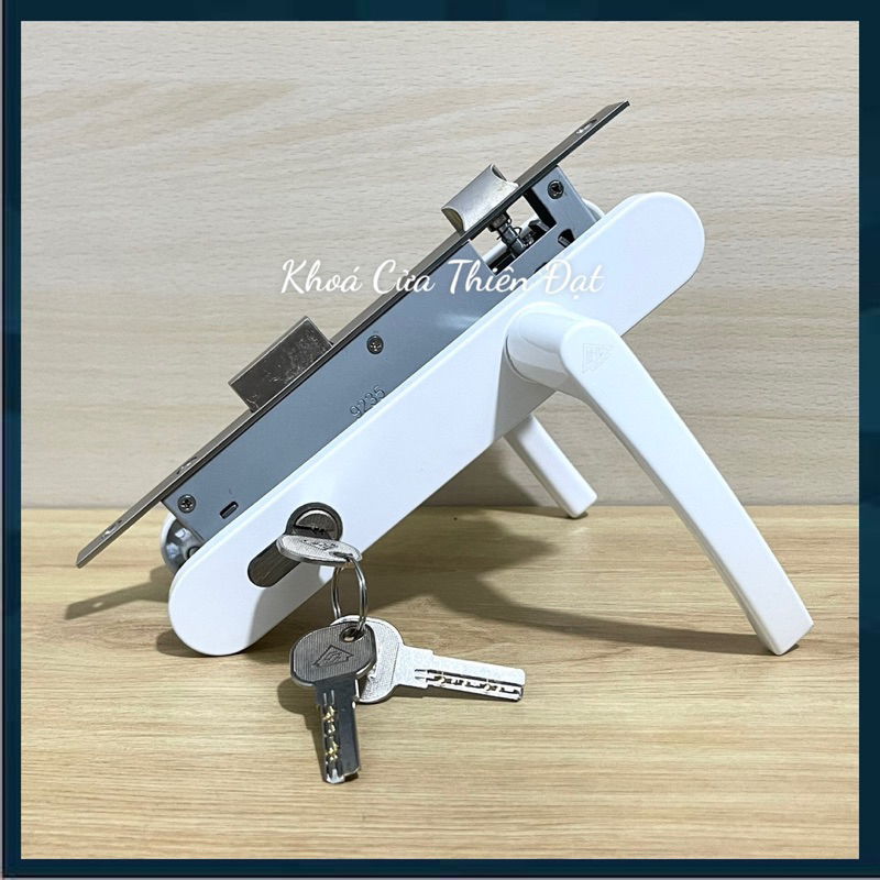 Good quality steel core plastic door round handle lock set (with ...