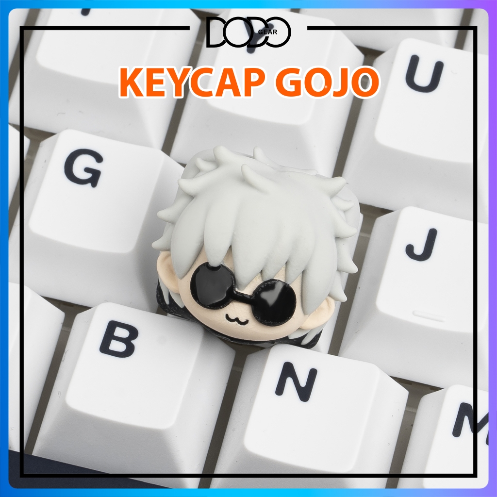 Keycap artisan LOBO Gojo Gojo Reborn Scallop Jujutsuuka artisan keycap ...