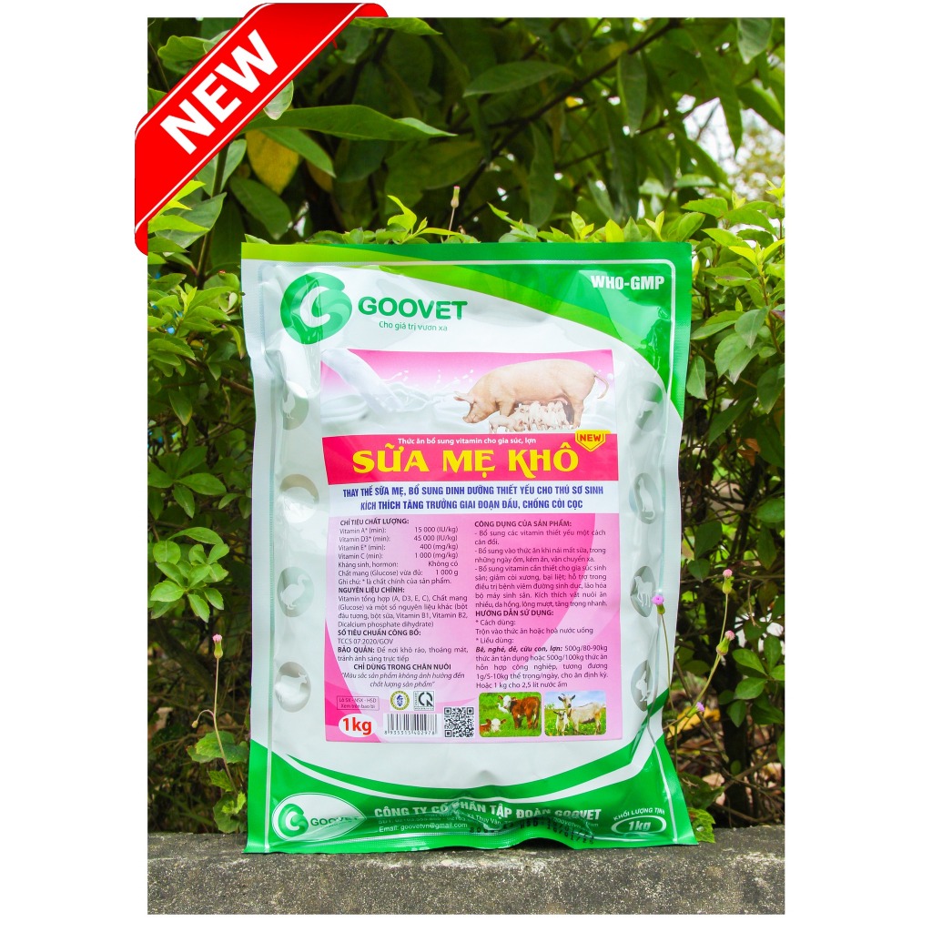 Dry BREAST MILK – 1KG- GOOVET- Replaces breast milk, Supplements ...