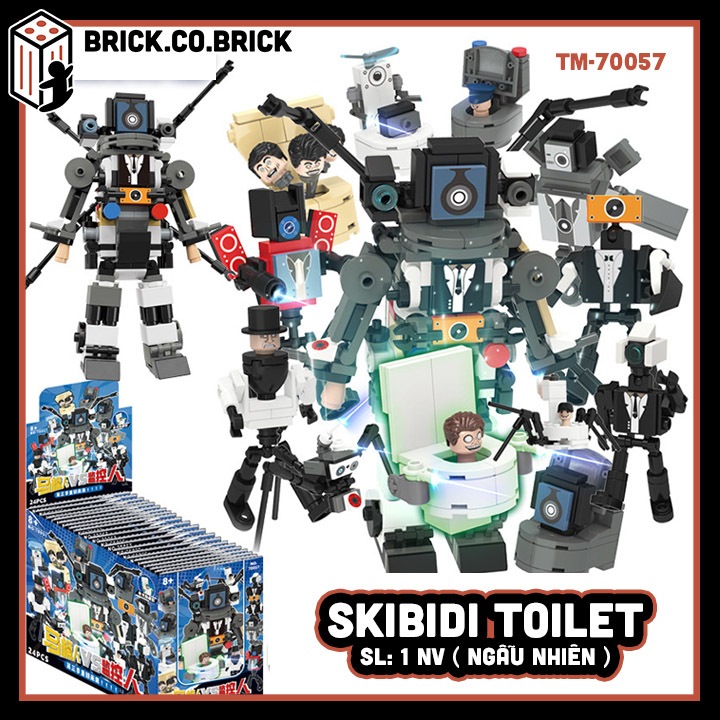 Skibidi Toilet Assembly Toy ModelTitan Clock Model Skibidi Toilet Clock ...