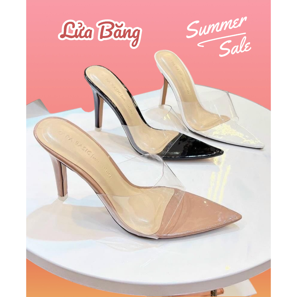 (choose 1 size up) 9-inch stiletto high heels with pointed toe straps ...