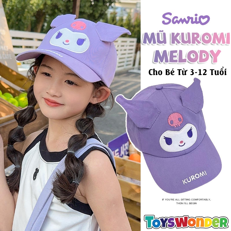 Kuromi My Melody Hello Kitty Pachacco Baseball Cap Made of Breathable ...