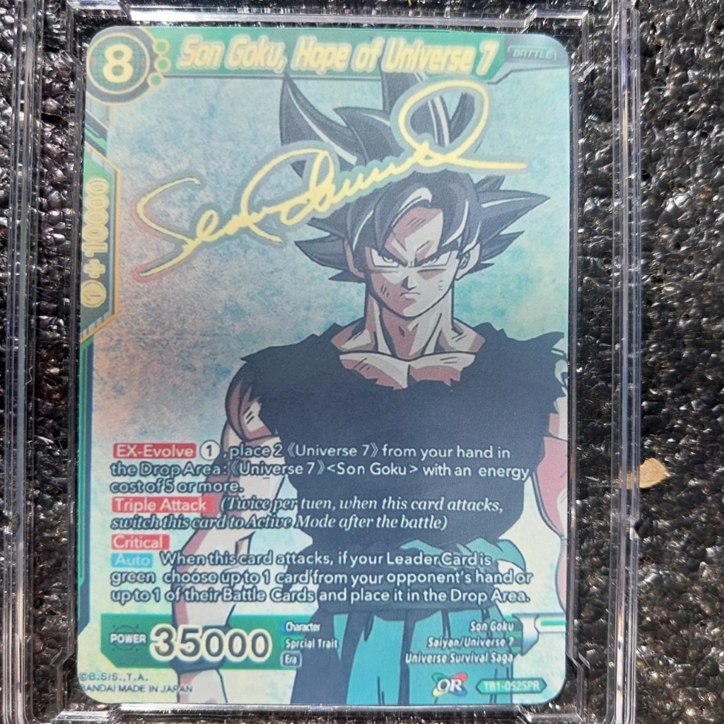 Dragon Ball Super Card Son Goku Hope of Universe 7 TB1-052 SPR Signature Rare 1459 1-18 | Shopee ...