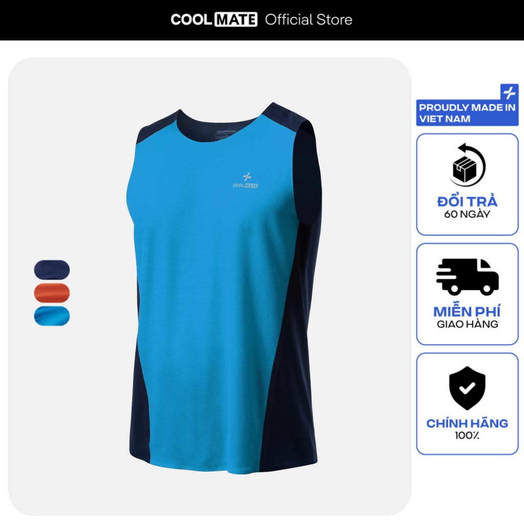 Coolfast Coolmate seamless Men's Sports Running Singlet | Shopee ...