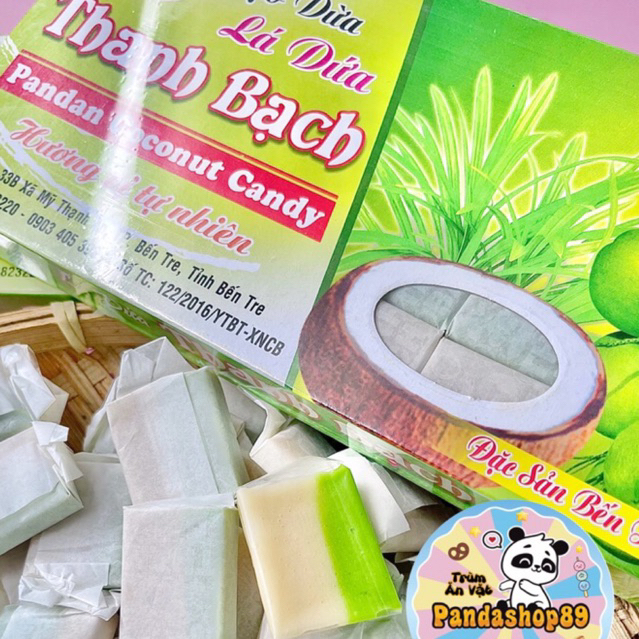 Thanh Bach Coconut Candy, Ben Tre Specialty Pineapple Leaf Coconut ...