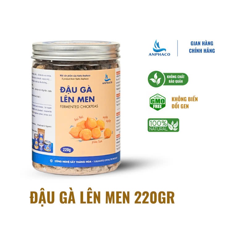 Anphaco Japanese freeze-dried whole-grain fermented chickpeas 220g box ...