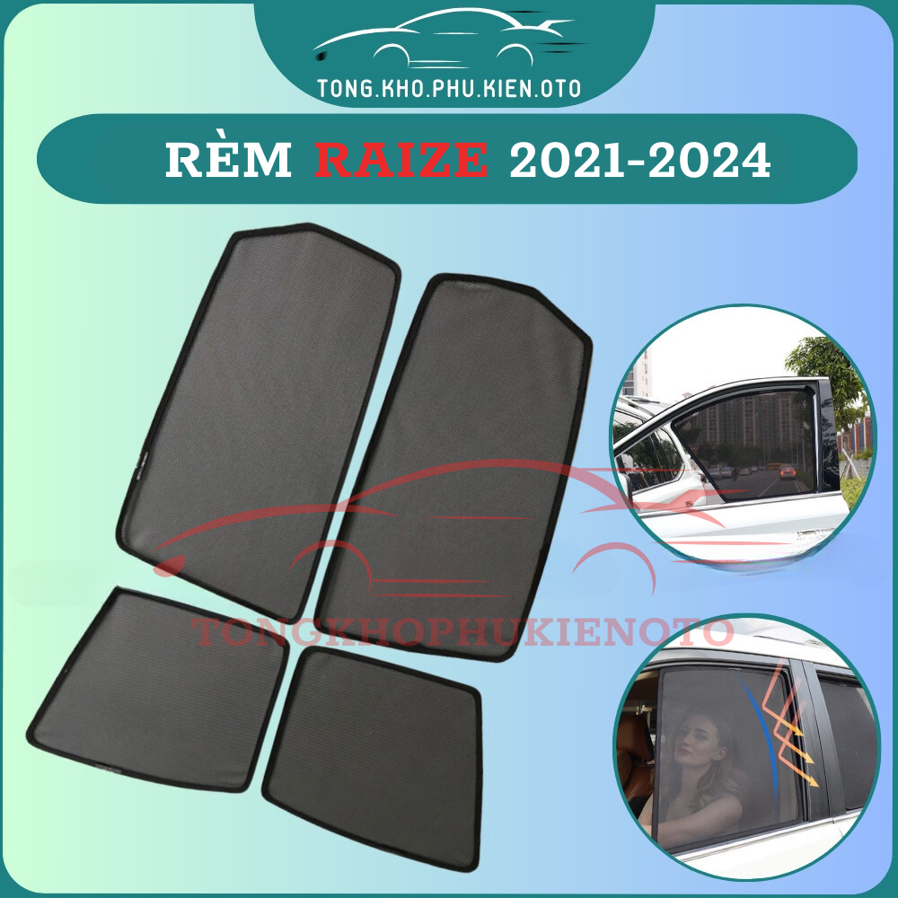 Sun blinds for Toyota Raize 2021 2022 2023 2025 - Set of 4 sunshades on ...