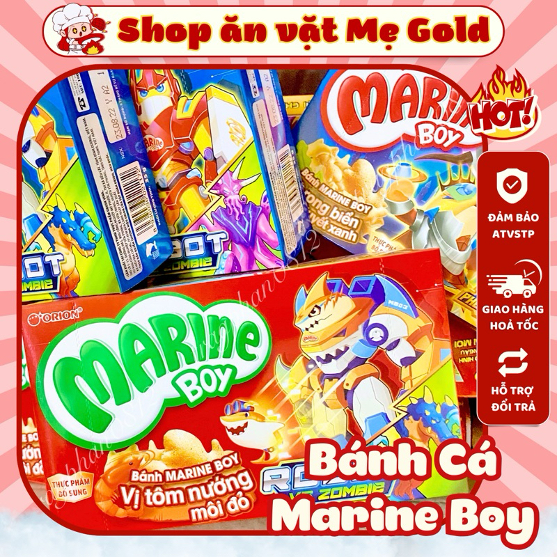 Marine Boy Orion fish cakes, instant fish snacks of all flavors (35g ...