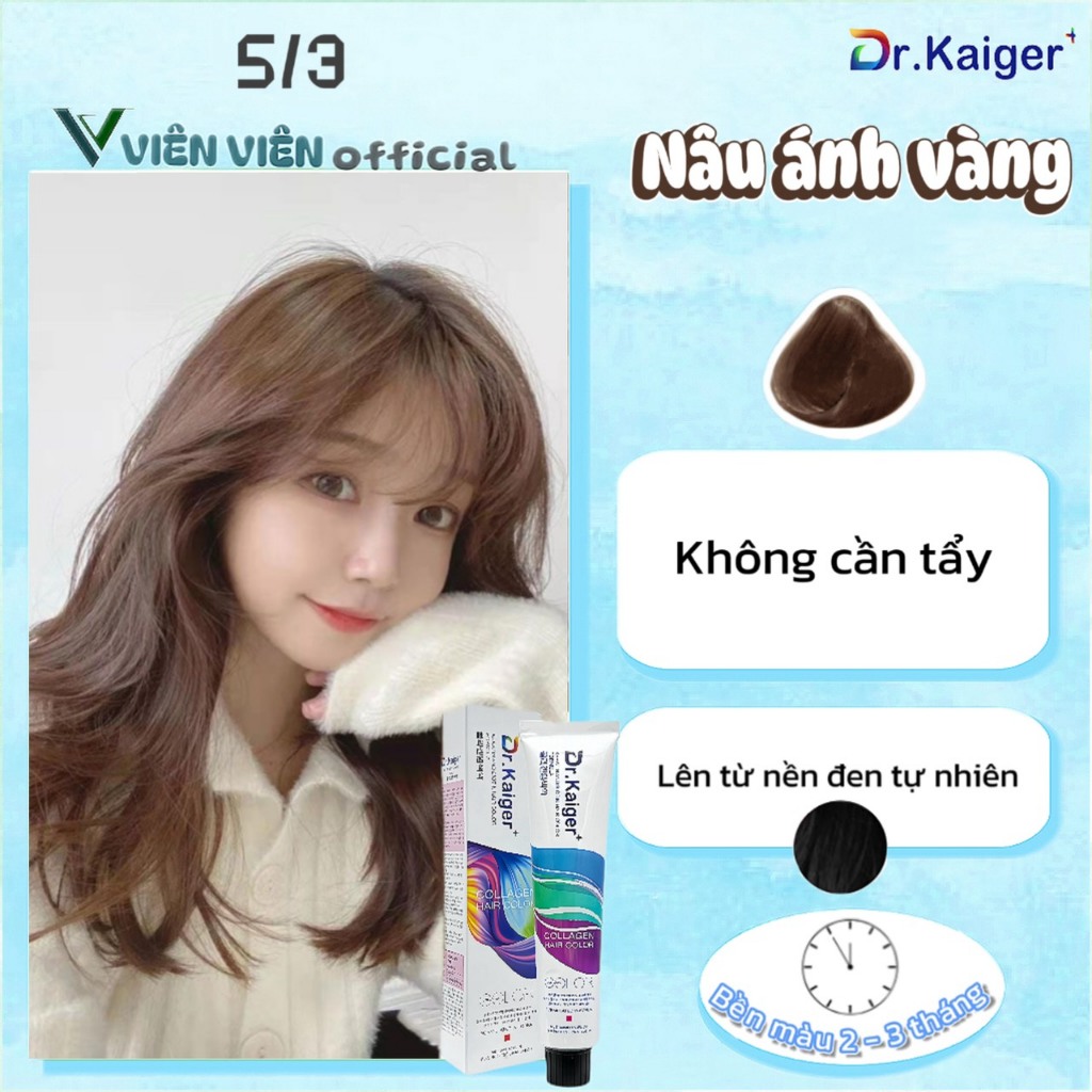 Super NUTRITIONAL YELLOW BROWN hair dye without bleaching - Dr.kaiger ...