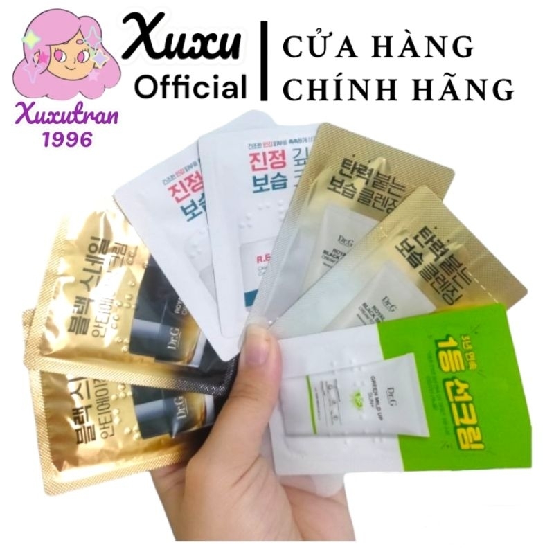 Lightning 7 Sample Dr.G Packs (Sunscreen, Cream, Cleanser) | Shopee ...