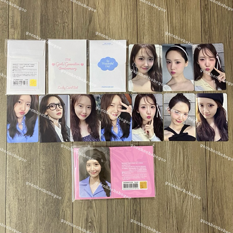 Yoona SNSD Pop-up Store So Wonderful Day Official Photocard - Girls’ Generation Photo Card ...