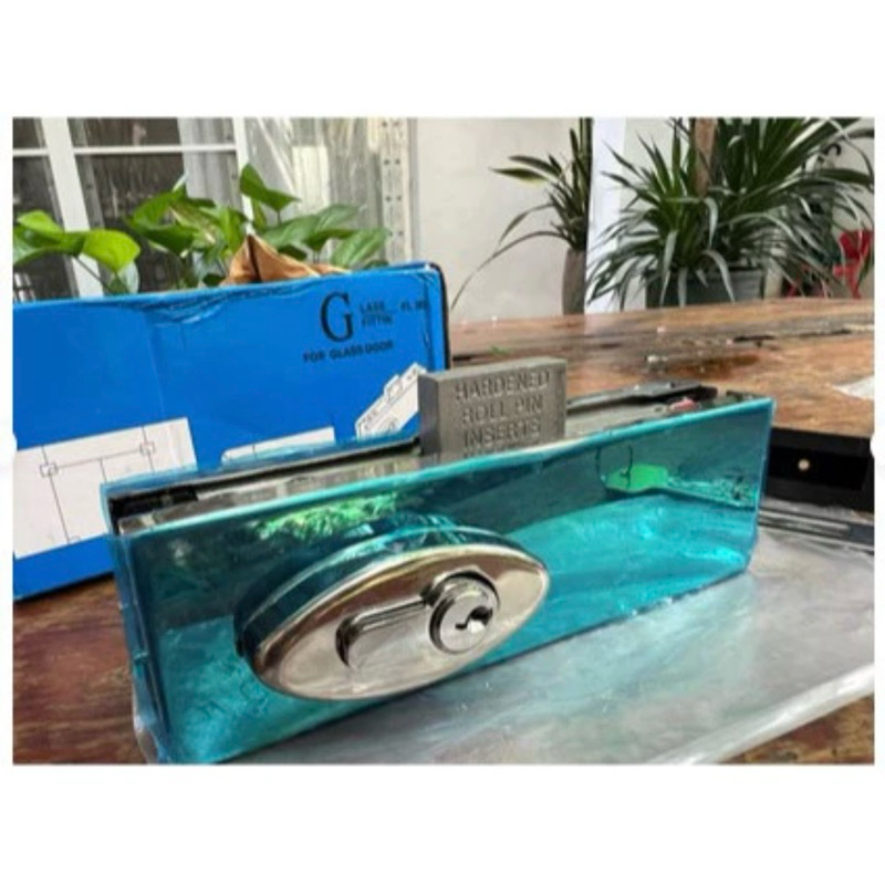 Lock Tempered Glass Door Etc., Hydraulic Glass Door Floor Lock | Shopee ...