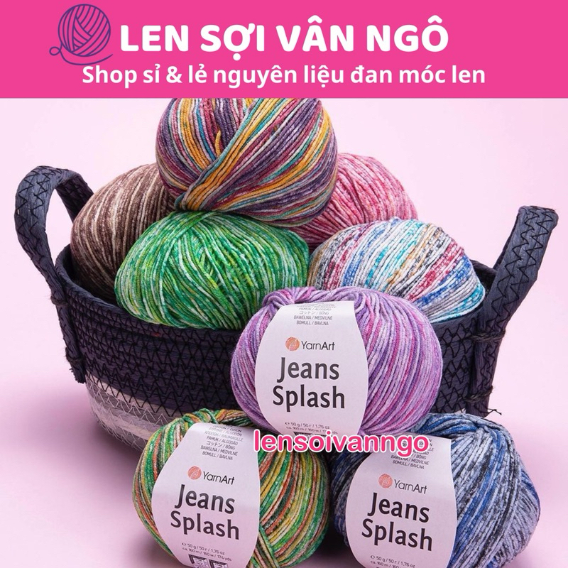 Yarnart Jeans Splash wool (50gr roll) | Shopee Philippines