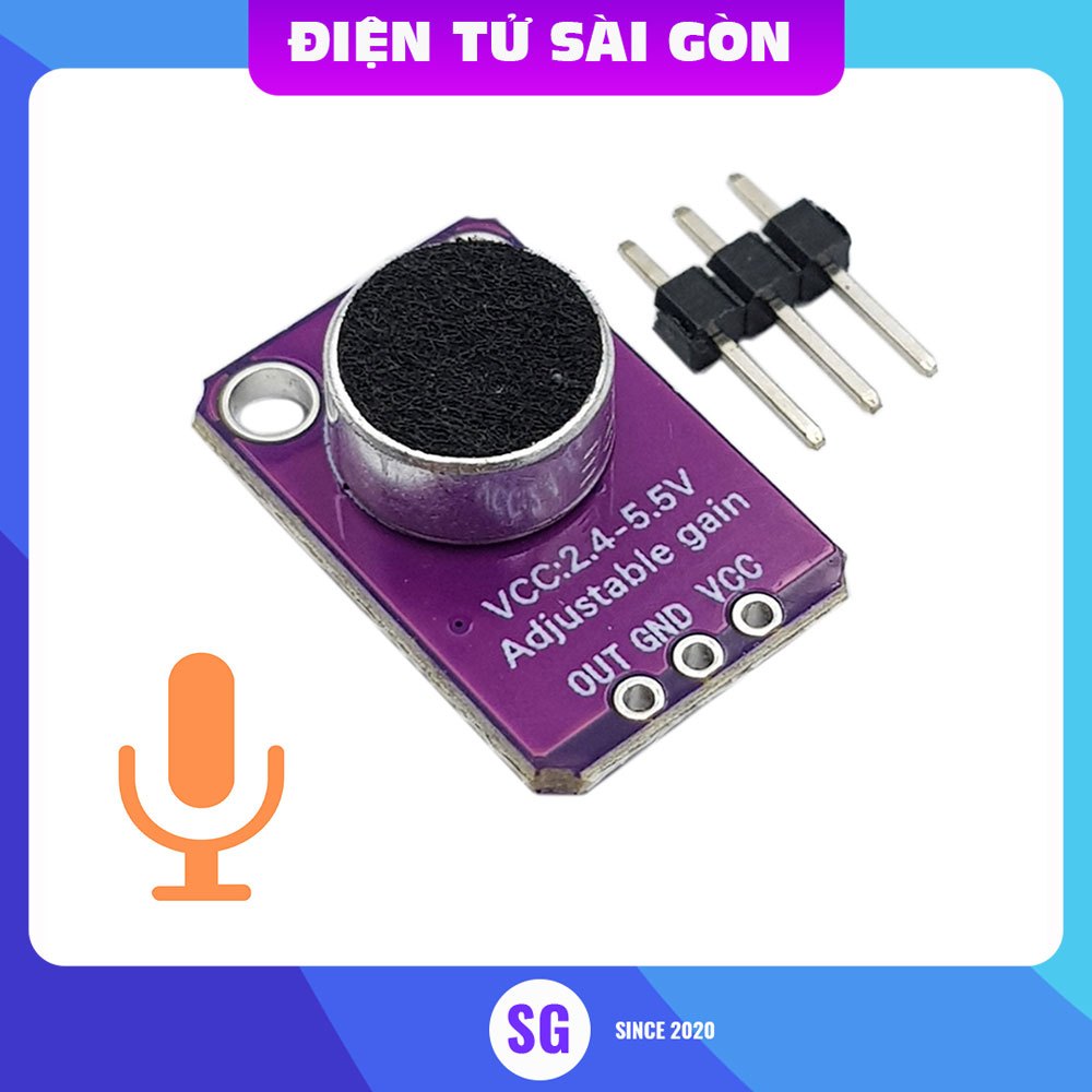 Sound sensor Microphone Amplifier MAX4466 - 8A05 | Shopee Philippines