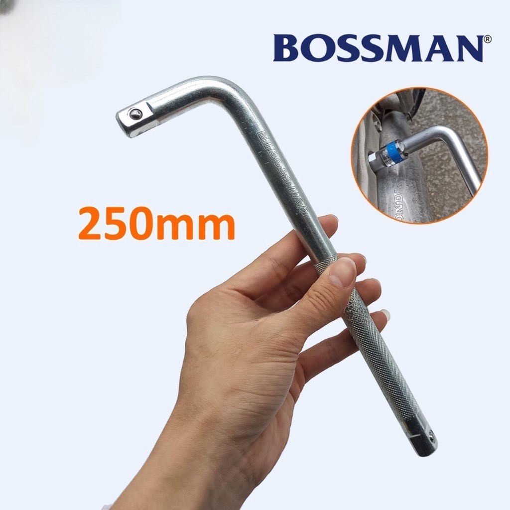 Bossman 1/2 L-shaped Tightening Rod, Super Hard 1/2 Socket Mounting Rod ...
