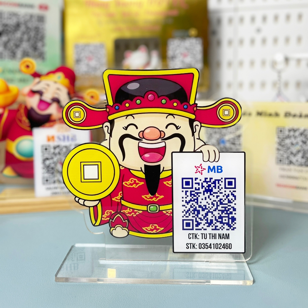 Desktop QR CODE printing board made of durable and beautiful mica, high ...