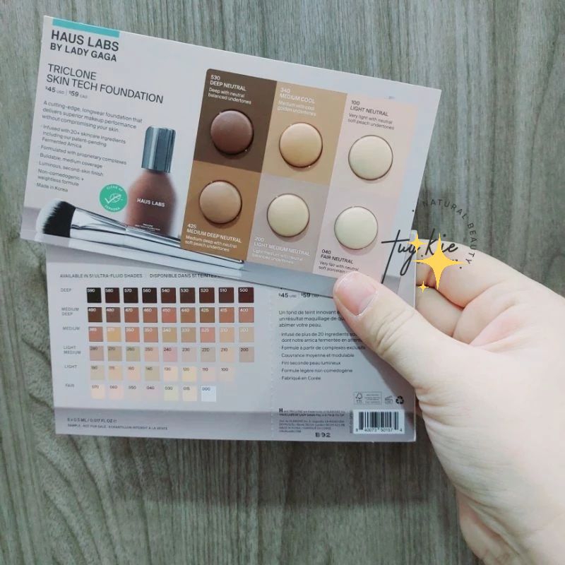 [ Sample 6 boxes ] Haus Labs Triclone Skin Tech Medium Coverage ...