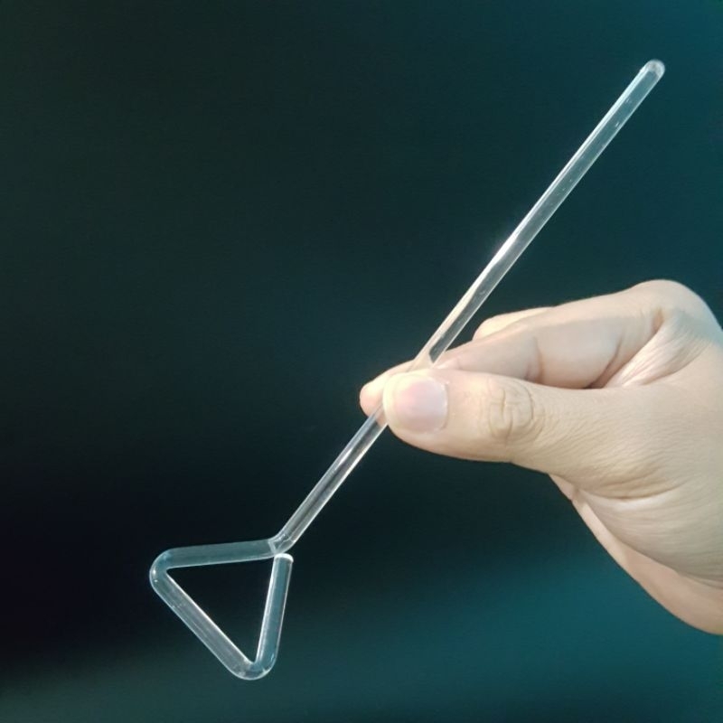 Sturdy glass microbiological culture stick (triangle stick) | Shopee ...