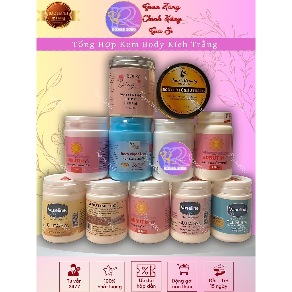 Abutin 3c3 - Vaseline - Bach Ngoc Lien Body Cream Synthesis - Thai ...